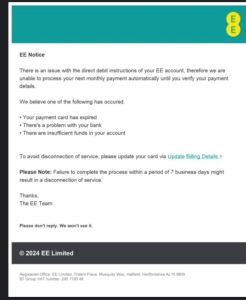 BEWARE THIS PLAUSIBLE SCAM PRETENDING TO BE EE (and how to check ...